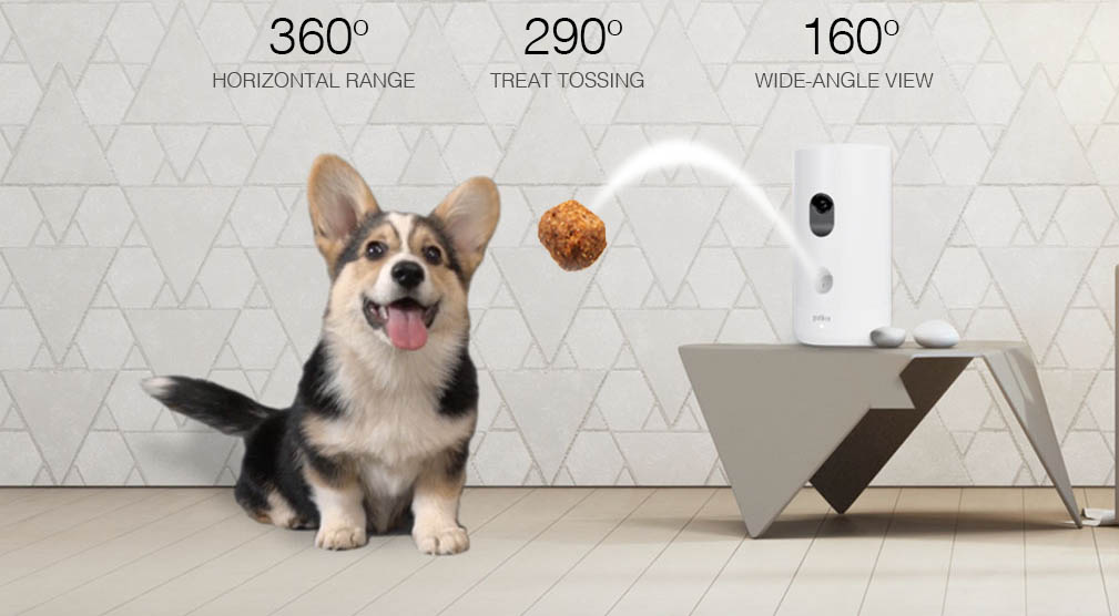 World First 360 Degree Dog Camera, Stay Connected.